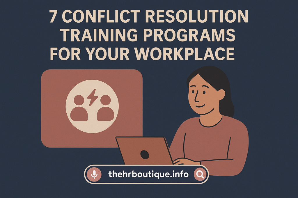 7 Conflict Resolution Training Programs For Employees